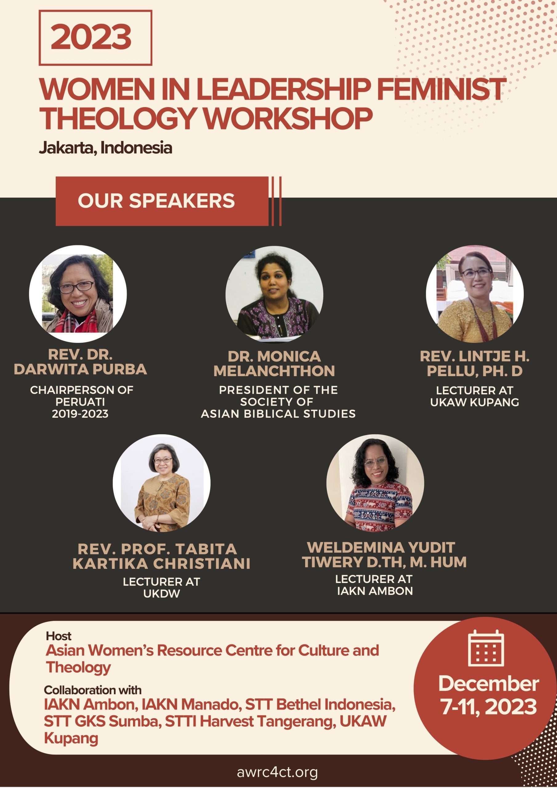 2023 Women in Leadership Feminist Theology Workshop – AWRC
